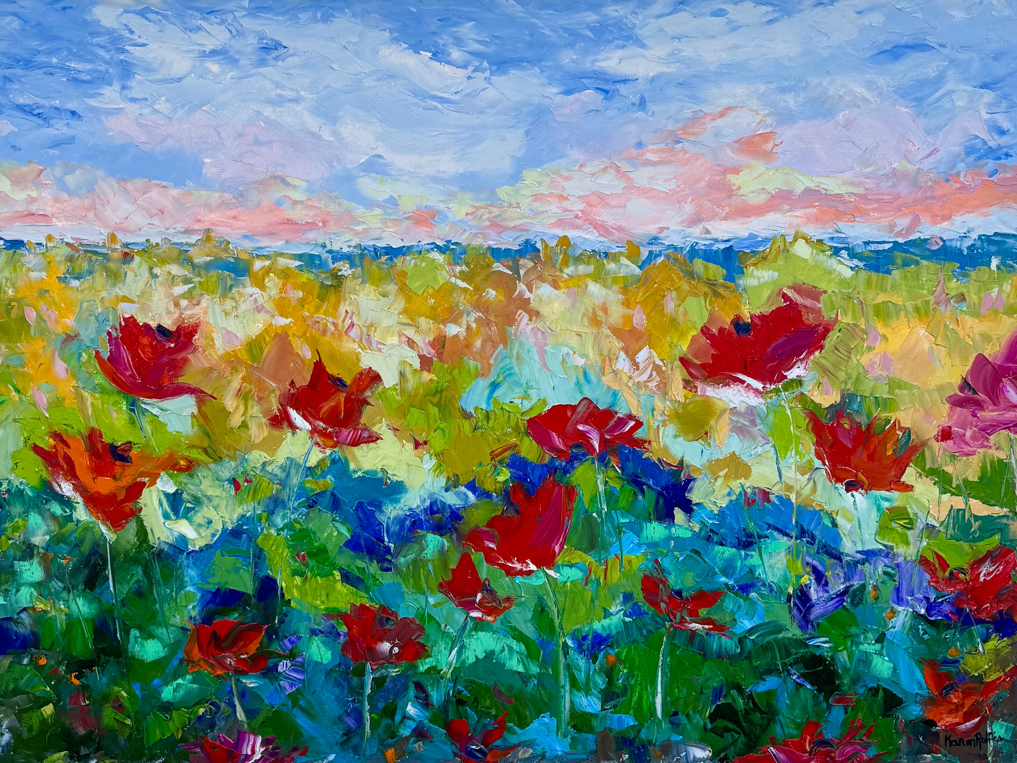 Poppy Land – Oil Paintings by Karen Rolfes